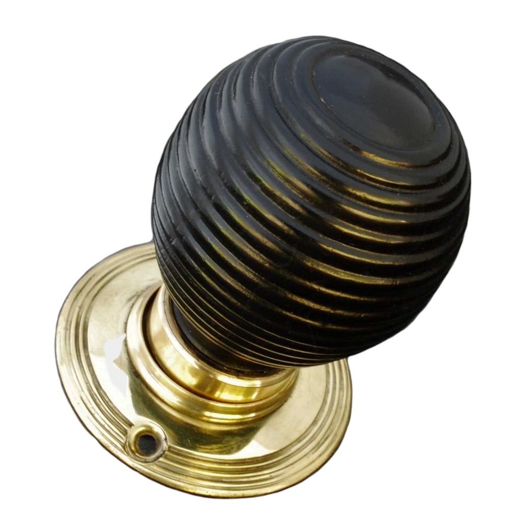 Solid Ebonised Beehive Mk4 Door Knob